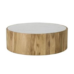 M&ouml;bel Kraft Couchtisch holzfarben Ma&szlig;e (cm): H: 25 &Oslash;: 75.0 &raquo; M&ouml;bel Kraft