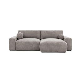 S-STYLE Ecksofa mit Schlaffunktion Puffy braun Ma&szlig;e (cm): B: 266 H: 86 &raquo; M&ouml;bel Kraft