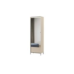 M&ouml;bel Kraft Garderobenschrank beige Ma&szlig;e (cm): B: 65 H: 210 T: 40.0 &raquo; M&ouml;bel Kraft