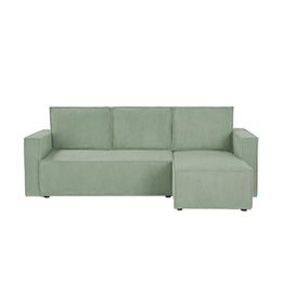 Primo Ecksofa mit Schlaffunktion Cleo gr&uuml;n Ma&szlig;e (cm): B: 230 H: 88 T: 148.0 &raquo; M&ouml;bel Kraft