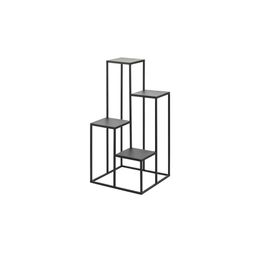 M&ouml;bel Kraft Blumentreppe schwarz Metall Ma&szlig;e (cm): B: 34 H: 68 &raquo; M&ouml;bel Kraft