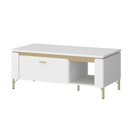 M&ouml;bel Kraft Couchtisch wei&szlig; Ma&szlig;e (cm): B: 110,4 H: 46 T: 65.0 &raquo; M&ouml;bel Kraft