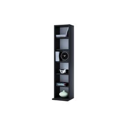 M&ouml;bel Kraft Standregal schwarz Ma&szlig;e (cm): B: 21 H: 91,8 T: 20.0 &raquo; M&ouml;bel Kraft