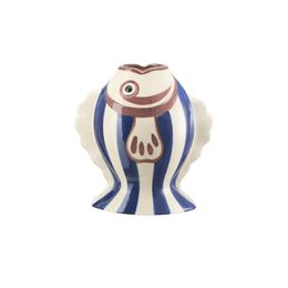 M&ouml;bel Kraft Vase Fisch blau Porzellan Ma&szlig;e (cm): B: 21,8 H: 23 T: 12.5 &raquo; M&ouml;bel Kraft