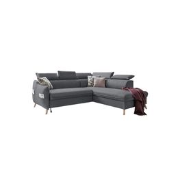 Miuform Ecksofa mit Schlaffunktion Sweet Harmony grau Ma&szlig;e (cm): B: 253 H: 95 &raquo; M&ouml;bel Kraft