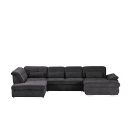M&ouml;bel Kraft Wohnlandschaft mit Funktion grau Ma&szlig;e (cm): B: 374 &raquo; M&ouml;bel Kraft
