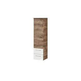 Smart Midischrank Onda holzfarben Ma&szlig;e (cm): B: 35 H: 136,1 T: 33.0 &raquo; M&ouml;bel Kraft