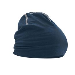 Beechfield - "Hemsedal" M&uuml;tze f&uuml;r Herren/Damen Unisex (Dunkelblau/Wei&szlig;)