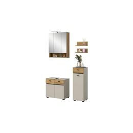 M&ouml;bel Kraft Badkombination beige Ma&szlig;e (cm): B: 107 H: 191 &raquo; M&ouml;bel Kraft