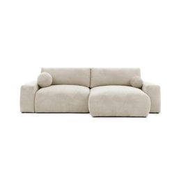 S-STYLE Ecksofa mit Schlaffunktion Puffy beige Ma&szlig;e (cm): B: 266 H: 86 &raquo; M&ouml;bel Kraft