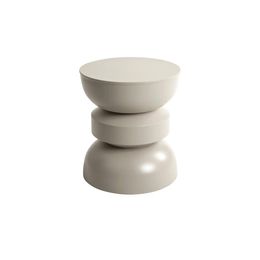 M&ouml;bel Kraft Beistelltisch beige Ma&szlig;e (cm): H: 45 &Oslash;: 40.0 &raquo; M&ouml;bel Kraft