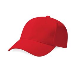 Beechfield - "Pro-Style" Baseball-M&uuml;tze f&uuml;r Herren/Damen Unisex (Rot)