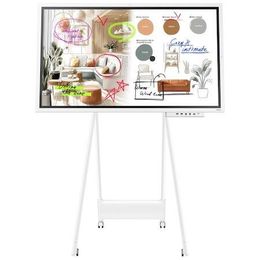Samsung Flip WM55FX Flipchart 138,7 cm 55 Zoll inkl. STN-WM55R Rollwagen & Tray CY-TF65BFC