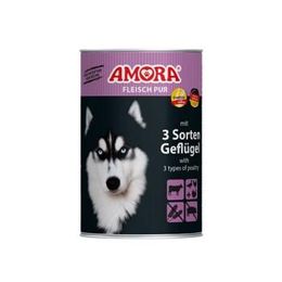 Amora Dog Pur 6x400g Gefl&uuml;gelauswahl