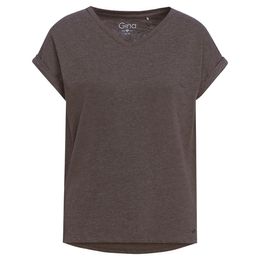 Gina Damen T-Shirt im Basic-Look