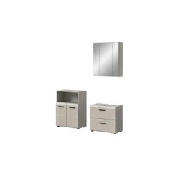 M&ouml;bel Kraft Badkombination beige Ma&szlig;e (cm): B: 135 H: 185 &raquo; M&ouml;bel Kraft