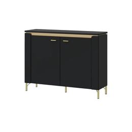 M&ouml;bel Kraft Kommode mit Softclose schwarz Ma&szlig;e (cm): B: 110,4 H: 87,3 T: 40.0 &raquo; M&ouml;bel Kraft