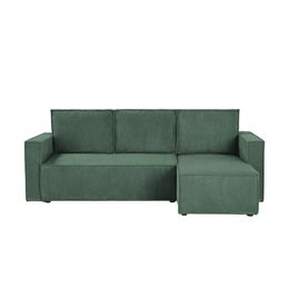 Primo Ecksofa mit Schlaffunktion Cleo gr&uuml;n Ma&szlig;e (cm): B: 230 H: 88 T: 148.0 &raquo; M&ouml;bel Kraft
