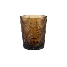 HOME STORY Trinkglas braun Glas Ma&szlig;e (cm): B: 8,5 H: 10 &raquo; M&ouml;bel Kraft