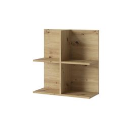 M&ouml;bel Kraft Wandregal holzfarben Ma&szlig;e (cm): B: 60 H: 62 T: 24.0 &raquo; M&ouml;bel Kraft