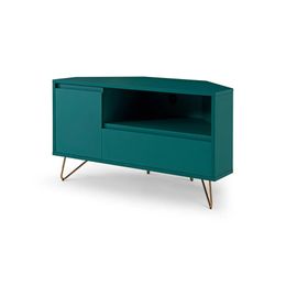 M&ouml;bel Kraft Eck-TV-Lowboard blau Ma&szlig;e (cm): B: 100 H: 58 &raquo; M&ouml;bel Kraft