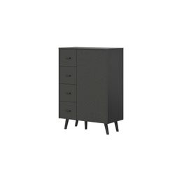 M&ouml;bel Kraft Highboard grau Ma&szlig;e (cm): B: 84 H: 114 &raquo; M&ouml;bel Kraft