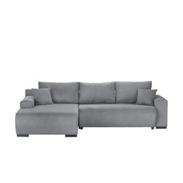 Smart Ecksofa mit Schlaffunktion Nelly grau Ma&szlig;e (cm): B: 270 H: 85 T: 185.0 &raquo; M&ouml;bel Kraft