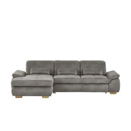 M&ouml;bel Kraft Ecksofa mit Sitztiefenverstellung Kundry grau Ma&szlig;e (cm): B: 315 H: 100 T: 195.0 &raquo; M&ouml;bel Kraft