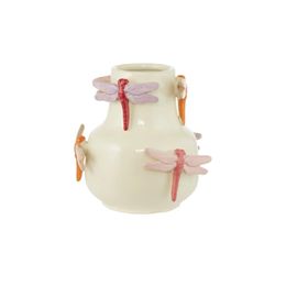 M&ouml;bel Kraft Vase Libelle wei&szlig; Porzellan Ma&szlig;e (cm): H: 19 &Oslash;: 19.0 &raquo; M&ouml;bel Kraft