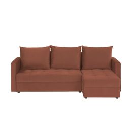 Primo Ecksofa mit Schlaffunktion Mirage rot Ma&szlig;e (cm): B: 220 H: 88 T: 148.0 &raquo; M&ouml;bel Kraft
