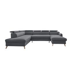Miuform Wohnlandschaft mit Schlaffunktion Sweet Harmony grau Ma&szlig;e (cm): B: 321 H: 95 &raquo; M&ouml;bel Kraft