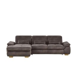 M&ouml;bel Kraft Ecksofa mit Sitztiefenverstellung Kundry braun Ma&szlig;e (cm): B: 315 H: 100 T: 195.0 &raquo; M&ouml;bel Kraft