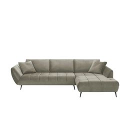 M&ouml;bel Kraft Ecksofa mit Sitztiefenverstellung Carly grau Ma&szlig;e (cm): B: 320 H: 90 T: 215.0 &raquo; M&ouml;bel Kraft
