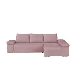 Twist Ecksofa Soft rosa/pink Ma&szlig;e (cm): B: 282 H: 84 T: 182.0 &raquo; M&ouml;bel Kraft