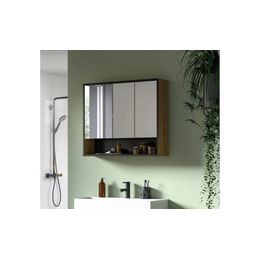 M&ouml;bel Kraft Spiegelschrank holzfarben Ma&szlig;e (cm): B: 80 H: 68 &raquo; M&ouml;bel Kraft