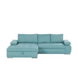 Smart Ecksofa Ibby blau Ma&szlig;e (cm): B: 294 H: 73 T: 173.0 &raquo; M&ouml;bel Kraft