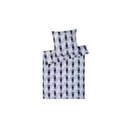 JOOP! Mako-Satin Bettw&auml;sche Mesh blau Ma&szlig;e (cm): B: 135 &raquo; M&ouml;bel Kraft