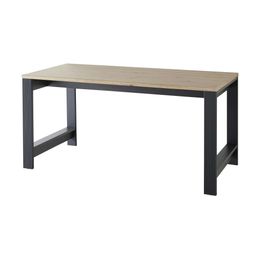 M&ouml;bel Kraft Schreibtisch schwarz Ma&szlig;e (cm): B: 160 H: 76 T: 80.0 &raquo; M&ouml;bel Kraft