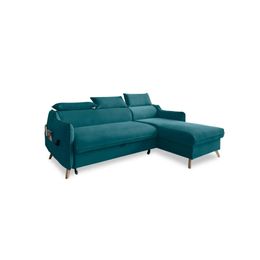 Miuform Ecksofa mit Schlaffunktion Sweet Harmony t&uuml;rkis/petrol Ma&szlig;e (cm): B: 228 H: 95 &raquo; M&ouml;bel Kraft