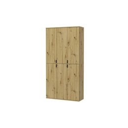 M&ouml;bel Kraft Mehrzweckschrank-Set holzfarben Ma&szlig;e (cm): B: 91 H: 193 T: 34.0 &raquo; M&ouml;bel Kraft