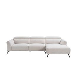 M&ouml;bel Kraft Ecksofa mit Kopfst&uuml;tzenverstellung Wiana beige Ma&szlig;e (cm): B: 283 H: 62 T: 168.0 &raquo; M&ouml;bel Kraft