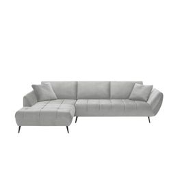 bobb Ecksofa mit Sitztiefenverstellung Carly silber Ma&szlig;e (cm): B: 320 H: 90 T: 215.0 &raquo; M&ouml;bel Kraft