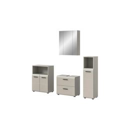 M&ouml;bel Kraft Badkombination beige Ma&szlig;e (cm): B: 180 H: 185 &raquo; M&ouml;bel Kraft