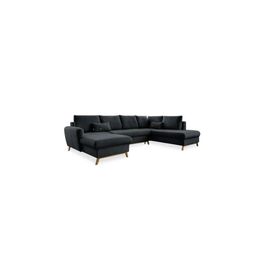 Miuform Wohnlandschaft mit Schlaffunktion Scandic Lagom grau Ma&szlig;e (cm): B: 312 H: 90 &raquo; M&ouml;bel Kraft