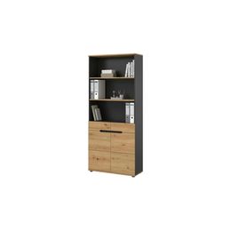 M&ouml;bel Kraft Aktenregal grau Ma&szlig;e (cm): B: 80 H: 189 &raquo; M&ouml;bel Kraft