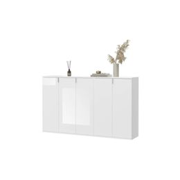 M&ouml;bel Kraft Schuhschrank-Set wei&szlig; Ma&szlig;e (cm): B: 152 H: 99 T: 34.0 &raquo; M&ouml;bel Kraft