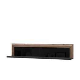 M&ouml;bel Kraft Wandboard schwarz Ma&szlig;e (cm): B: 132 H: 27 T: 22.0 &raquo; M&ouml;bel Kraft