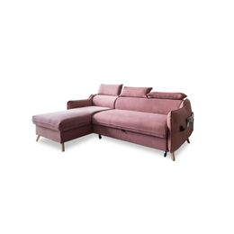 Miuform Ecksofa mit Schlaffunktion Sweet Harmony rosa/pink Ma&szlig;e (cm): B: 228 H: 95 &raquo; M&ouml;bel Kraft