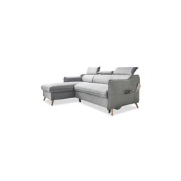 Miuform Ecksofa mit Schlaffunktion Sweet Harmony grau Ma&szlig;e (cm): B: 228 H: 95 &raquo; M&ouml;bel Kraft