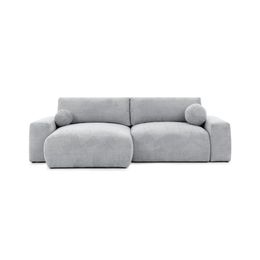 S-STYLE Ecksofa mit Schlaffunktion Puffy grau Ma&szlig;e (cm): B: 266 H: 86 &raquo; M&ouml;bel Kraft
